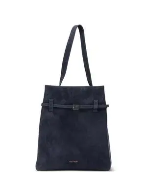 Manu Atelier Tote Du Jour Suede Tote Bag - Blue