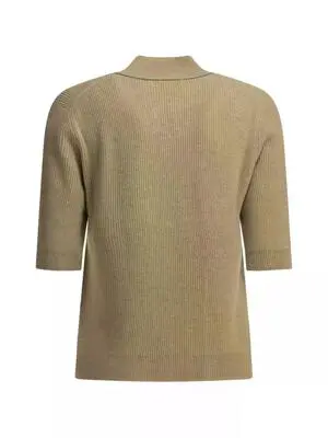 Brunello Cucinelli Ribbed Short-sleeve Sweater