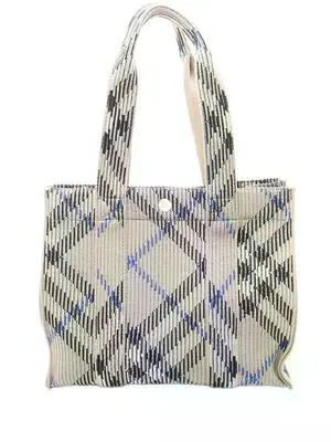 Burberry 2023-2026 Wool Tote Bag - Grey