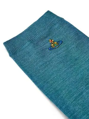 VIVIENNE WESTWOOD Orb-embroidered Arm Warmers - Green