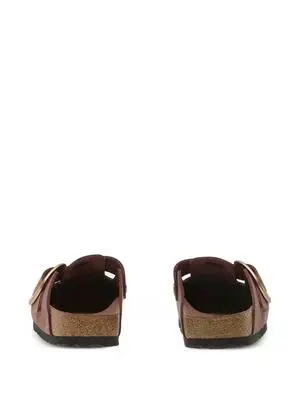 BIRKENSTOCK Boston Big-buckle Mules - Pink