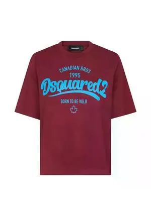 Dsquared2 Canadian Bros 1995" Logo Print T-shirt