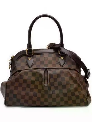 LOUIS VUITTON 2008 Damier Ebene Trevi Pm Satchel - Brown
