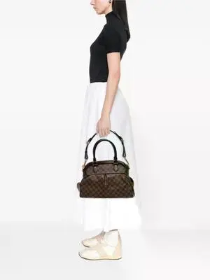 LOUIS VUITTON 2008 Damier Ebene Trevi Pm Satchel