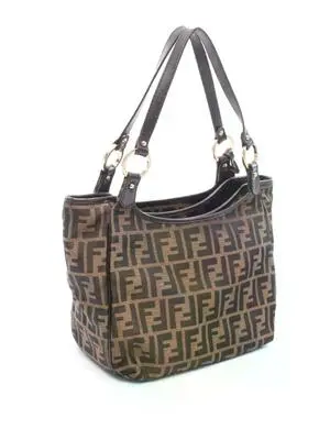 Fendi 2000-2010 Zucca Canvas Chef Tote Bag