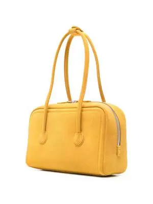 MARGESHERWOOD Logo-debossed Leather Tote Bag