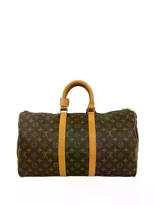 LOUIS VUITTON 1985 Monogram Keepall 45 Travel Bag