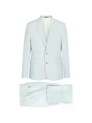 Paul Smith Notch-lapel Single-breasted Suit - Blue