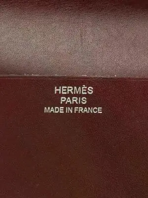 Hermès 2018 Bicolor Epsom And Chamonix Manhattan Case Card Holder