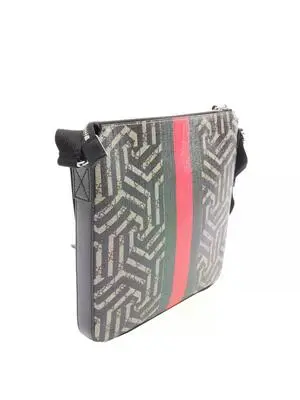 Gucci 2000-2015 Gg Supreme Caleido Web Bee Crossbody Bag