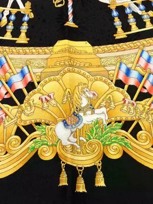 Hermès 2000-2026 Luna Park Silk Scarf 90 Scarves