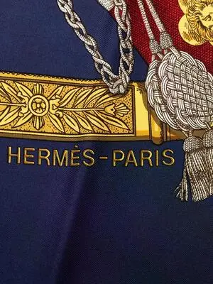 Hermès 2000-2026 Grand Uniforme Silk Scarf 90 Scarves