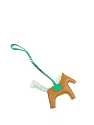 Hermès 2023 Milo Lambskin Grigri Rodeo Bag Charm Pm Key Chain - Brown