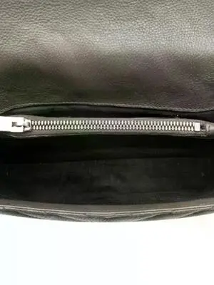 Saint Laurent 2016 Medium Chevron Sheepskin Monogram College Satchel