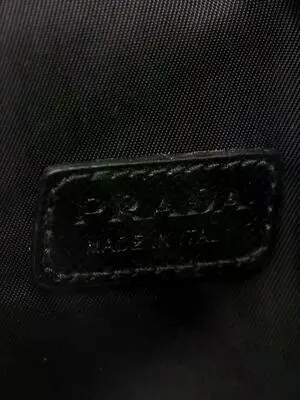 Prada Saffiano Trimmed Tessuto Messenger Bag