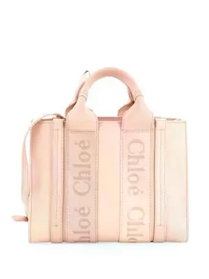 Chloé Woody Convertible Leather Small Tote Bag