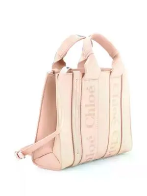 Chloé Woody Convertible Leather Small Tote Bag
