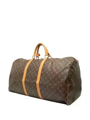 LOUIS VUITTON 1980-2000 Monogram Keepall 60 Travel Bag