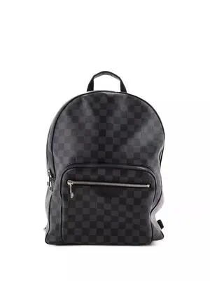 LOUIS VUITTON Josh Damier Graphite Backpack - Black