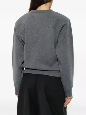 RÓHE Shoulder-padded Crew Neck Sweater