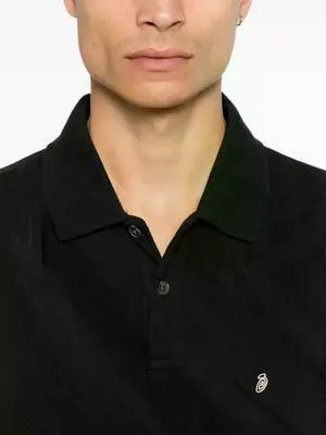 StÜssy Logo-embroidered Polo Shirt