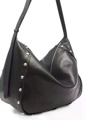 HTC LOS ANGELES Studded Leather Shoulder Bag