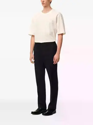 AMI Paris Elasticated-waist Wool Trousers