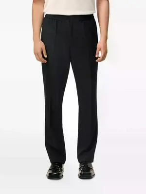 AMI Paris Elasticated-waist Wool Trousers