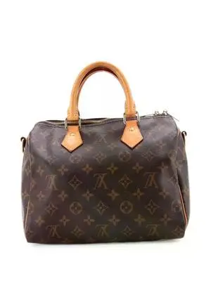 LOUIS VUITTON Speedy Bandouliere Monogram Canvas 25 Satchel - Brown