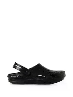CROCS Off Grid Perforated Slingback Sneakers - Black