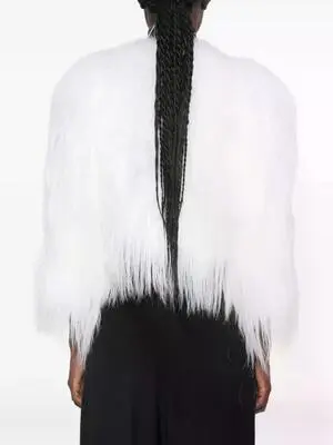 HEVA Lamb Fur Cropped Jacket