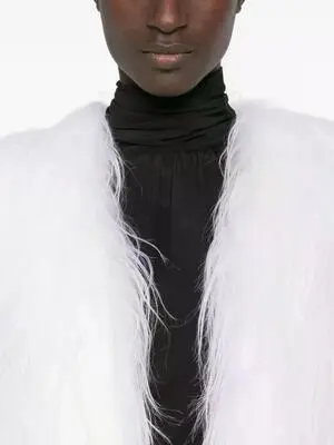 HEVA Lamb Fur Cropped Jacket