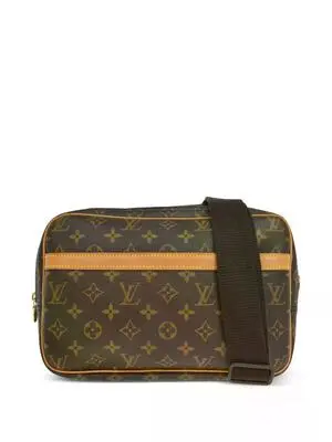 LOUIS VUITTON 2000 Pm Reporter Monogram Shoulder Bag - Brown