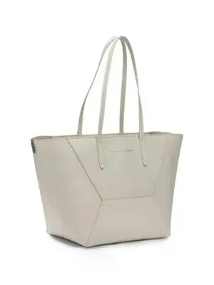 Brunello Cucinelli Geometric-panel Leather Shoulder Bag
