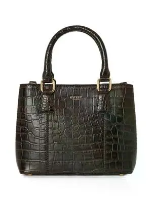 OSPREY Mini Adaline Croc-effect Leather Tote Bag