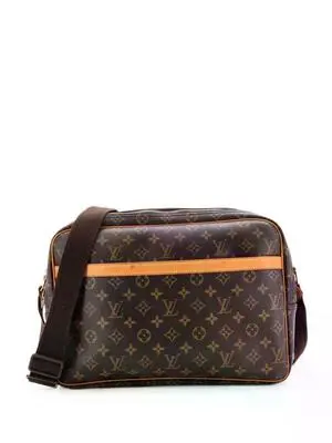 LOUIS VUITTON Monogram Canvas Reporter Gm Crossbody Bag - Brown