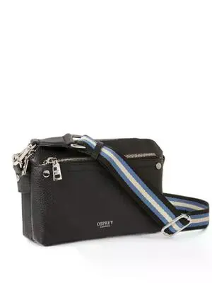 OSPREY The Stella Grainy Leather Cross-body Bag - Black