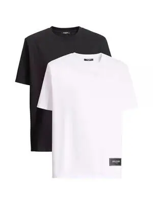 Balmain Logo-patch T-shirts