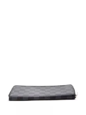 LOUIS VUITTON Zippy Wallet Damier Graphite Vertical Small Wallets