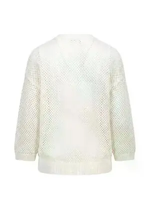 Peserico Mesh-knit Sweater - Neutrals