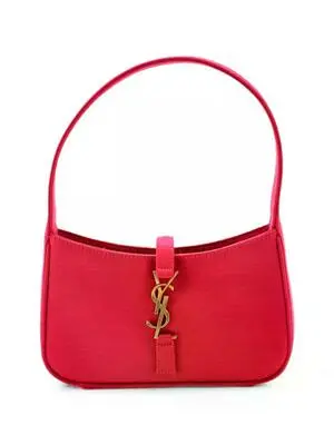 Saint Laurent Le 5 A 7 Satin Mini Hobo Bag - Pink