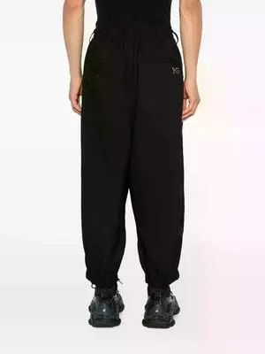 Y3 Drawstring Elasticated-cuffs Trousers