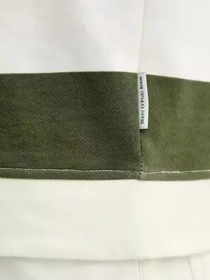 Marc O'polo Striped Polo-collar Sweatshirt