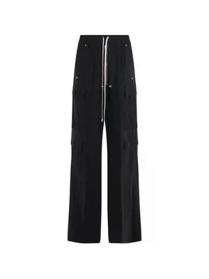 Rick Owens Cargo Belas Cargo-pockets Pants - Black