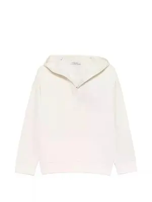 Max Mara Hooded Long-sleeve Hoodie - Neutrals