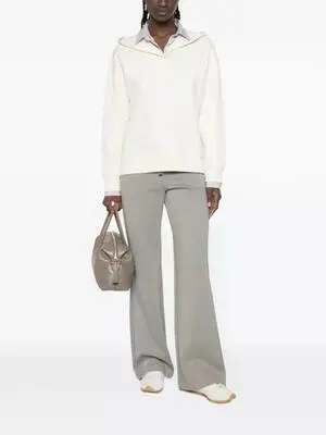 Max Mara Hooded Long-sleeve Hoodie - Neutrals