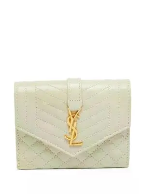 Saint Laurent 2020 Monogram Wallet - Neutrals