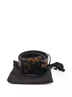 Dolce & Gabbana Leopard-print Belt