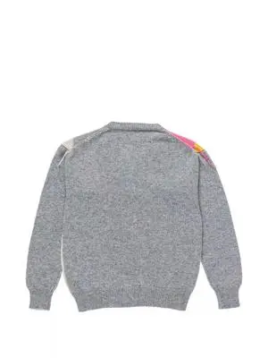 LA FETICHE Cynthia Argyle-pattern Cardigan