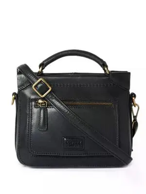 OSPREY Micro Oxford Leather Cross Body Bag - Black